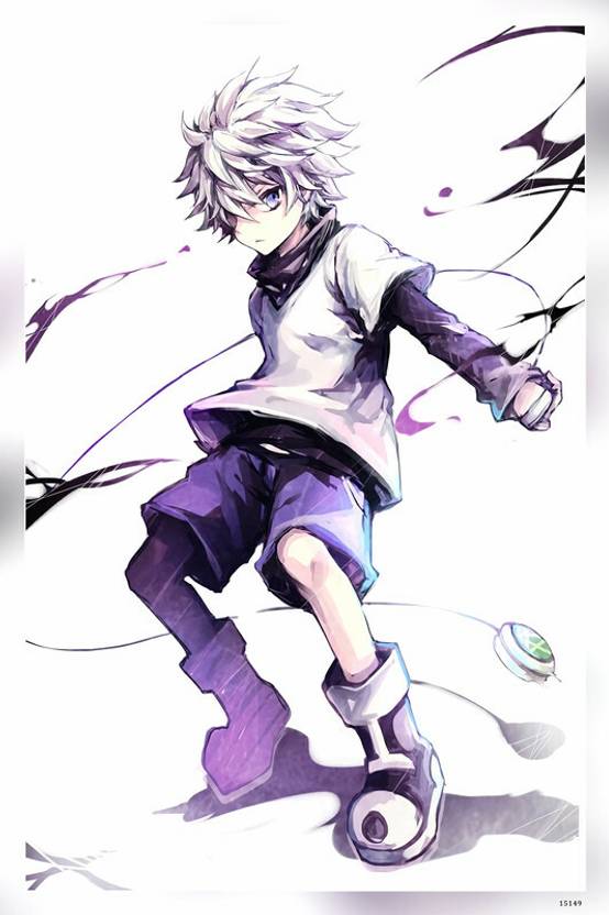 Killua Zoldyck Hunter X Hunter Anime Series Hd Matte Finish Poster ...