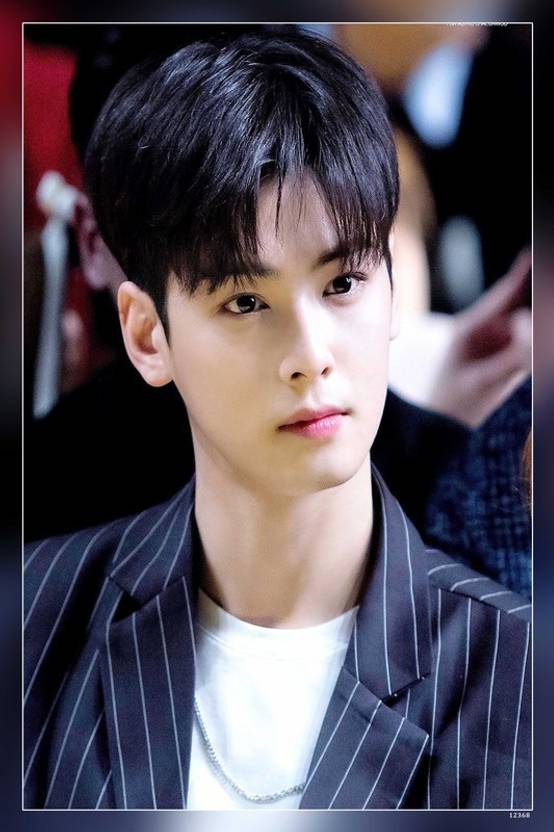 Cha Eun Woo Astro Cute Handsome Korea Kpop Matte Finish Poster Paper ...