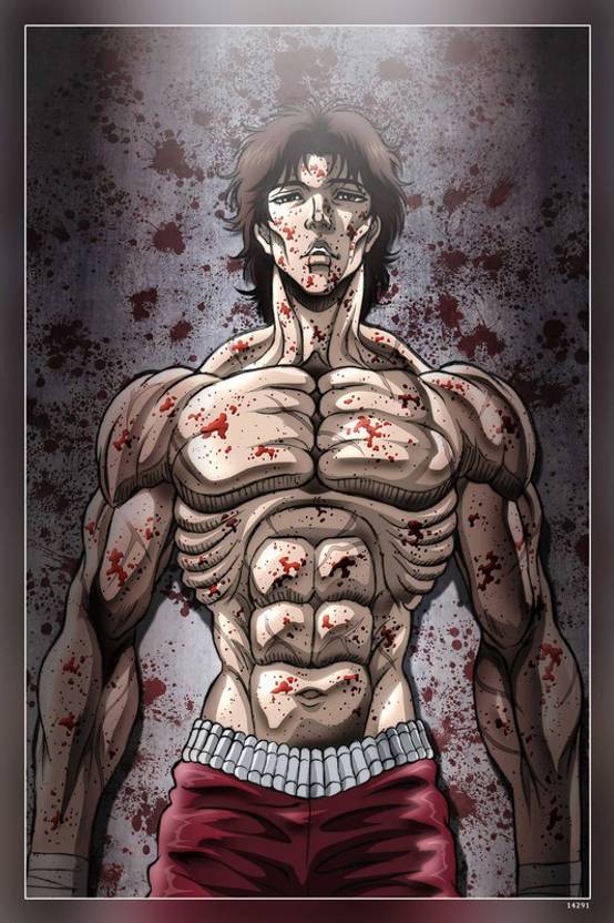 Baki Hanma Baki Matte Finish Poster Paper Print - Animation & Cartoons ...