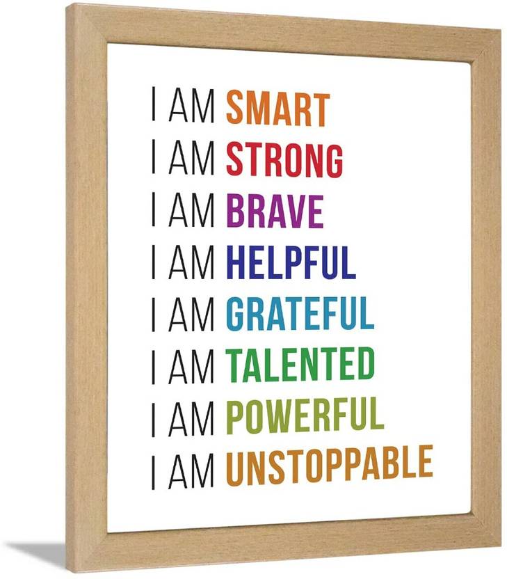 Affirmations Posters – Positive Affirmations Frames - I Am Affirmation ...