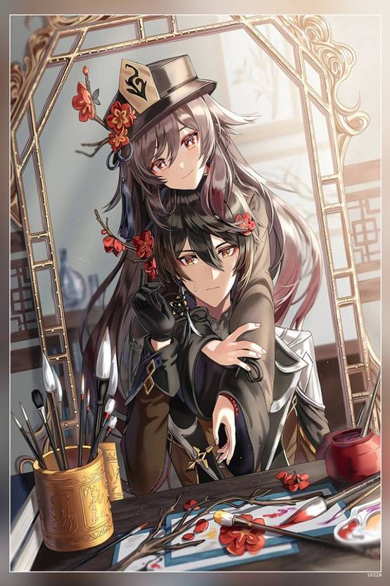 Anime Girls Genshin Impact Hutao Genshin Impact Zhongli Genshin Impact ...