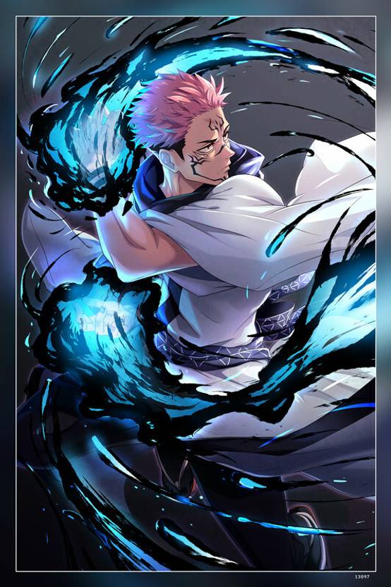 Sukuna Jujutsu Kaisen Matte Finish Poster Paper Print - Animation ...
