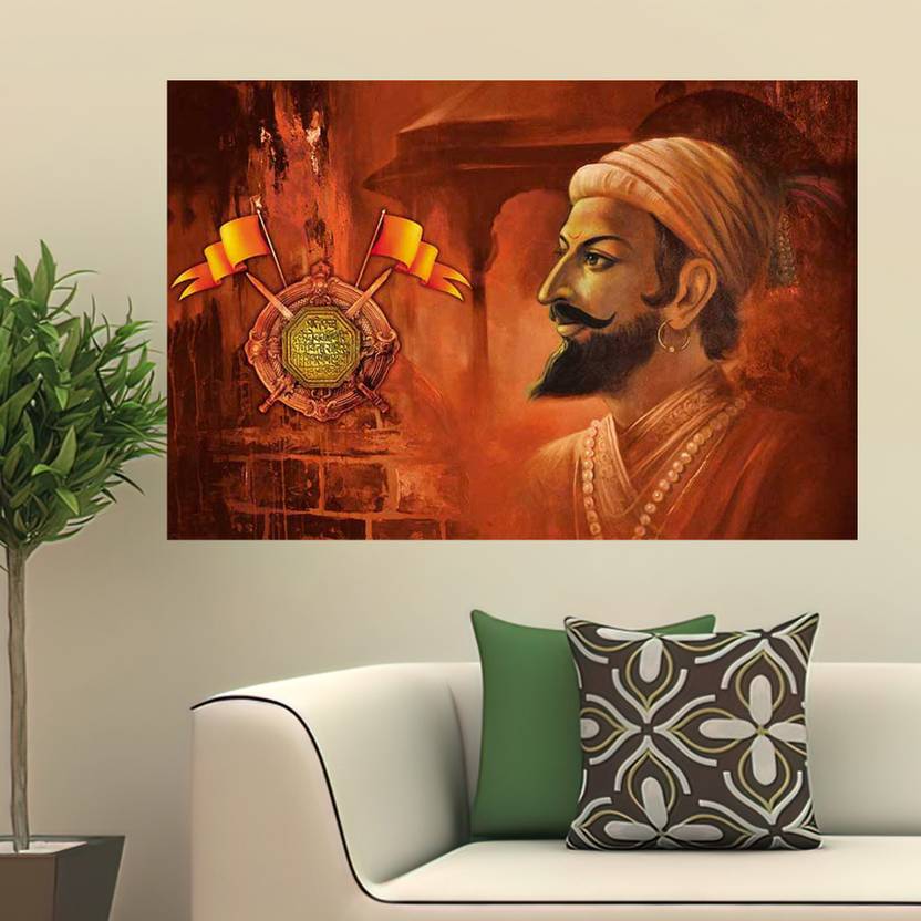 Chattrapati Shivaji Maharaj vinyl sticker poster Fine Art Print ...