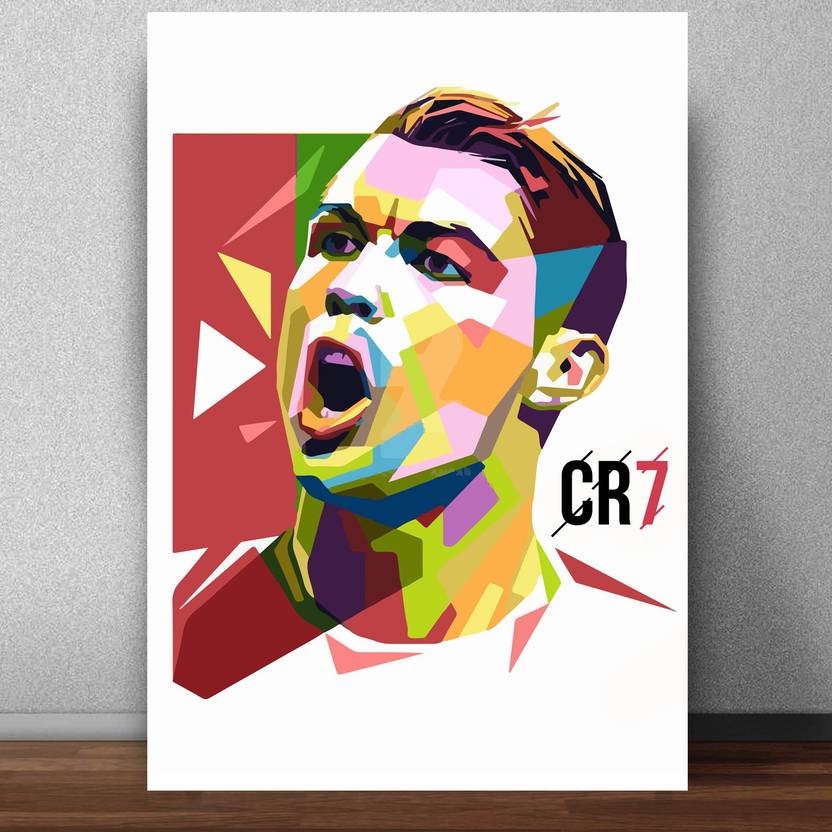 Ronaldo WMP Poster for Room & Office (13 Inch X 19 Inch, Rolled) Multi ...
