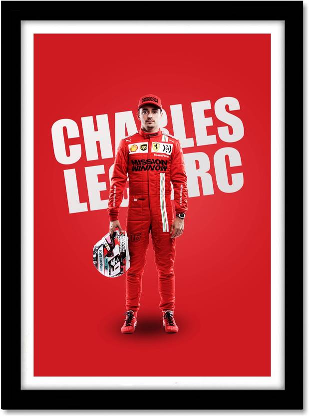 Charles Leclerc Framed Poster For Room & Office (10 Inch X 13 Inch ...