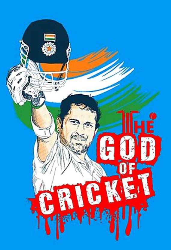 Poster Sachin Tendulkar God Of Cricket sl-14965 (LARGE Poster, 36x24 ...