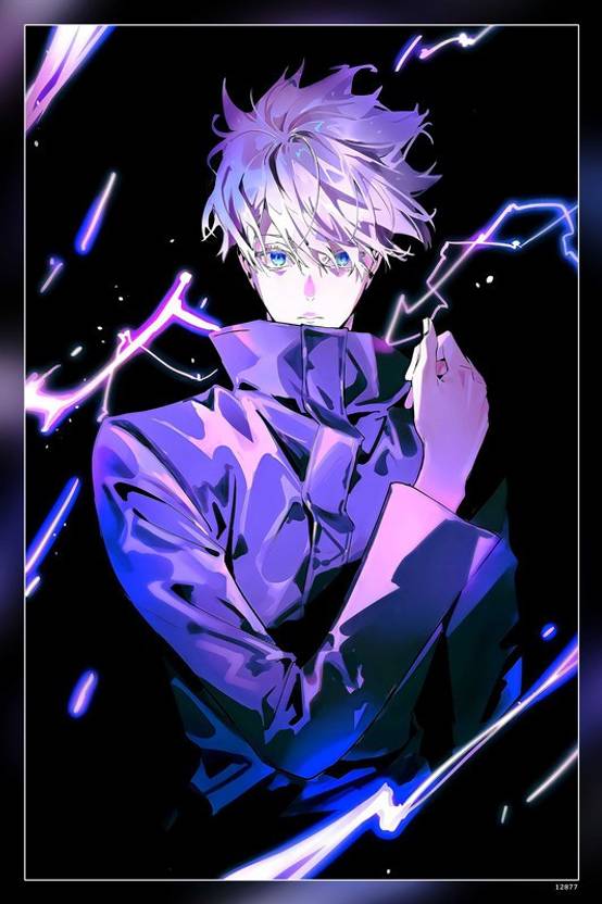 Satoru Gojo Anime Jujutsu Kaisen Matte Finish Poster Paper Print ...