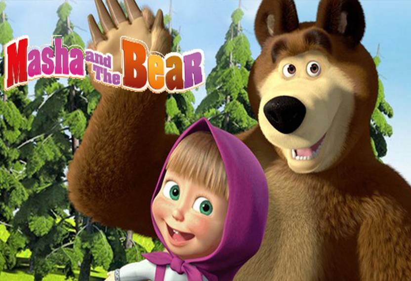 Poster Masha And The Bear sl-13299 (Wall Poster, 13x19 Inches, Matte ...