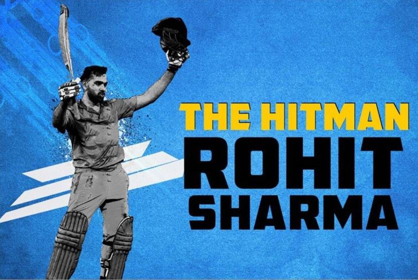 Poster Rohit Sharma The Hitman sl-13605 (LARGE Poster, 36x24 Inches ...