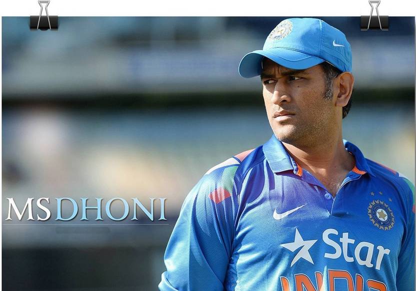 Poster M S Dhoni Large Poster sl-8439 (Large Print, 36x24 Inches ...