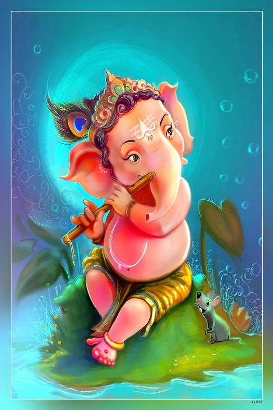 Bal Ganesha Bal Ganesha Lord Ganesha Cute Hindu Bhakti Devotional God ...