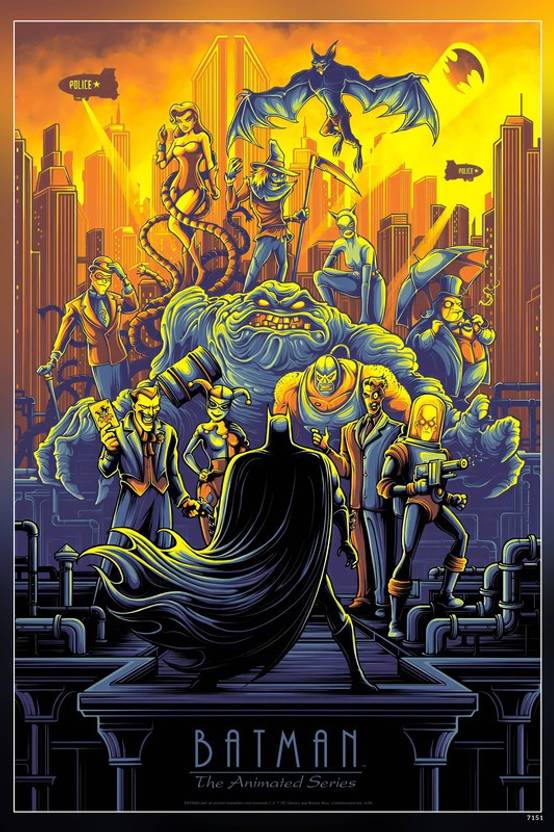 Batman: The Animated Series X Matte Finish Poster P-7151 Paper Print ...