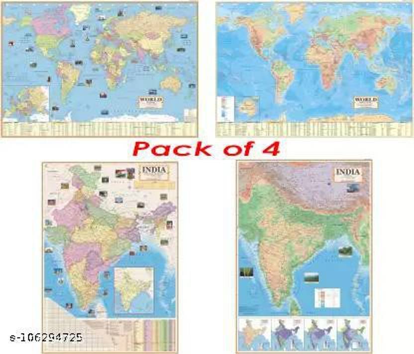 INDIA & WORLD POLITICAL MAP ENGLISH , CONSTITUTION OF INDIA CHART ...