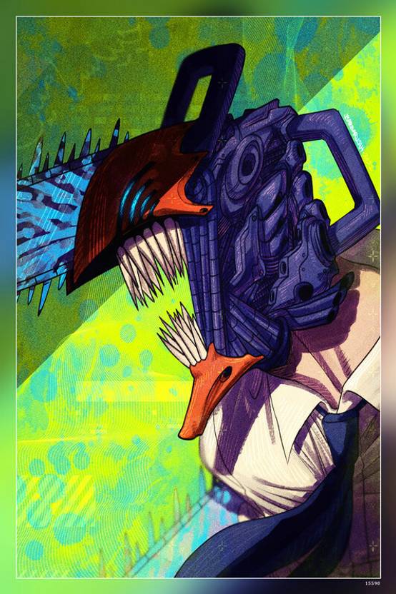 Denji Chainsaw Man Anime Series Hd Matte Finish Poster Paper Print ...