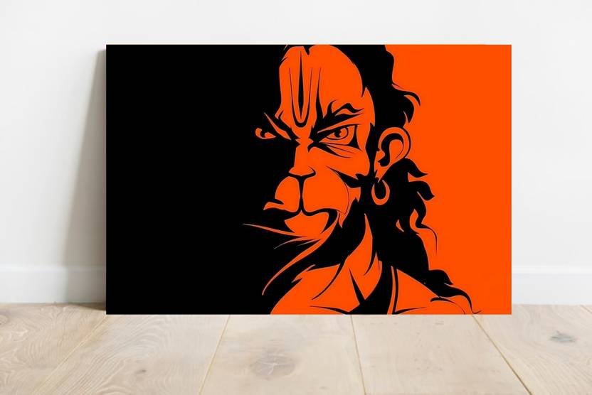 Hanuman Ji poster for home decor A4 Size ,Lord Hanuman Religious ...