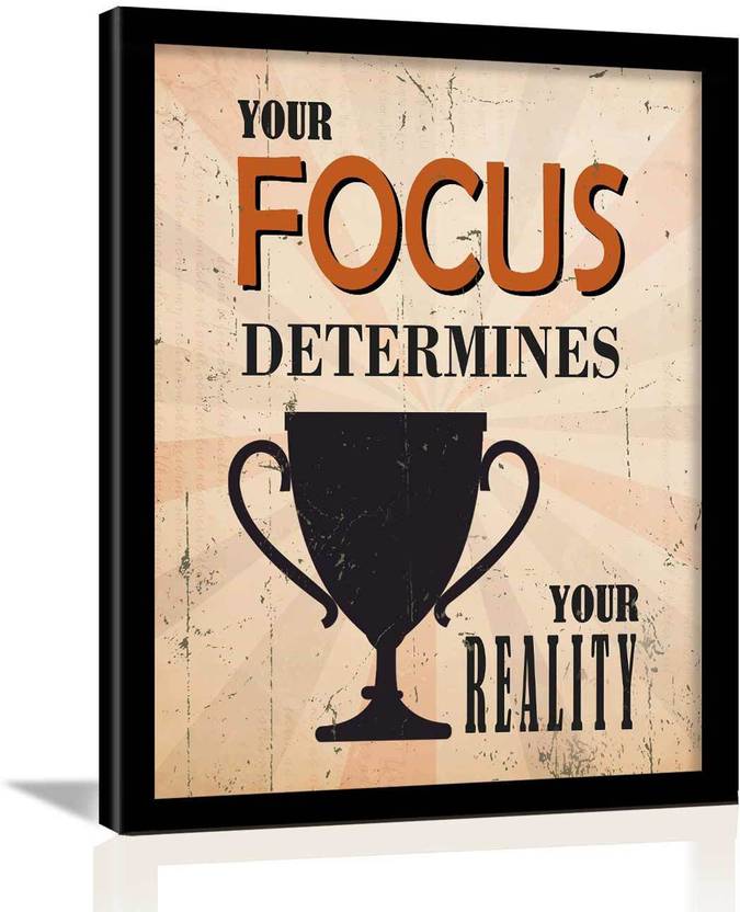 Motivational Quotes Photo Frame for Office Wall School Study Room ...