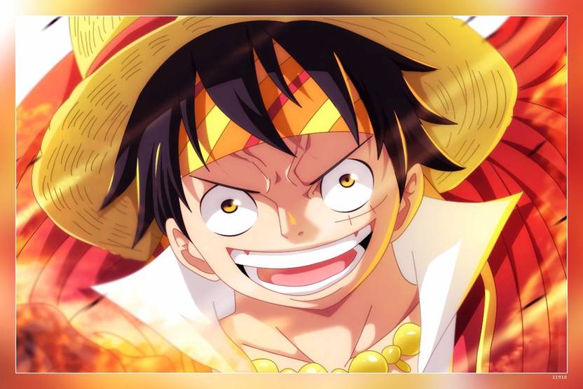 Anime One Piece Monkey D Luffy Matte Finish Poster Paper Print ...