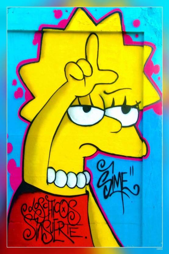 Graffiti Loser Lisa Simpson Lisa Matte Finish Poster P-14441 Paper ...