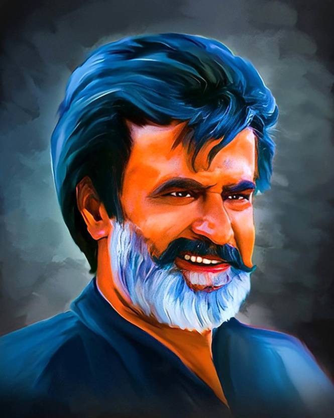 Self Adhesive UV Coated High Resolution Vinyl Print- Rajinikanth Poster ...