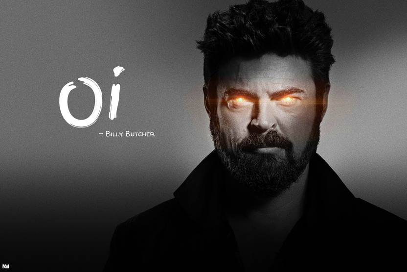 The Boys Billy Butcher Oi Poster 18 x 12 inch 300 GSM Paper Print ...