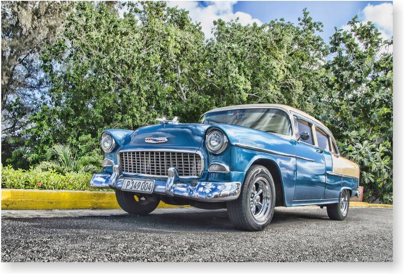 SR Creative Craft Car Wall Poster for Entrance/Living Room/Office/Hall ...