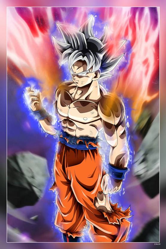 Goku Ultra Instinct Anime Ball Dragon Goku InstinctMatte Finish Poster ...