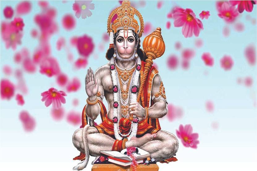 Hanuman Ji Poster on 300gsm Photogenic US Imported Paper With Gloss ...