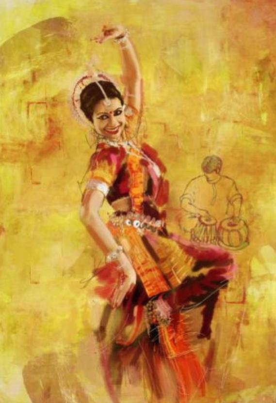 Poster Kathak Dance Digital Art sl-14440 (Wall Poster, 13x19 Inches ...