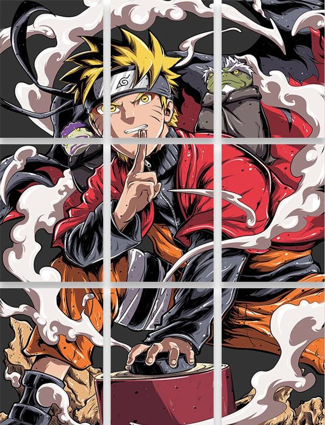 naruto Block kit for your wall anime wall poster naruto poster - 9 ...