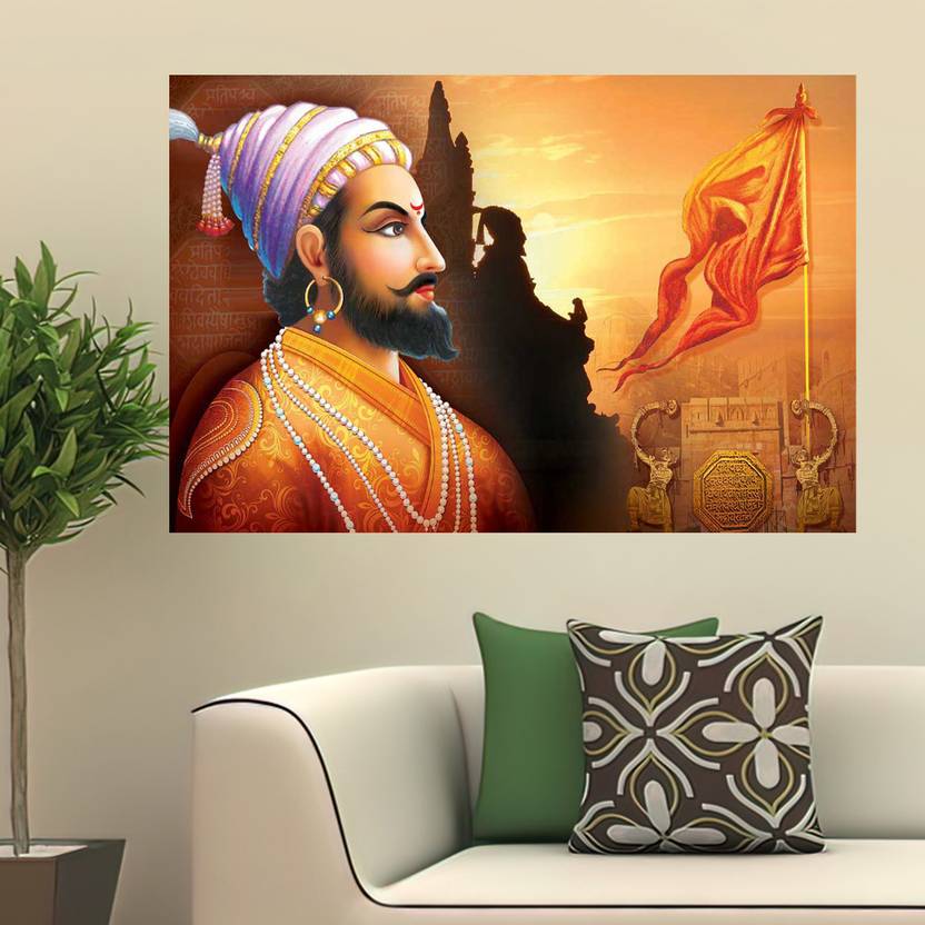 Chattrapati Shivaji Maharaj vinyl sticker poster Fine Art Print ...