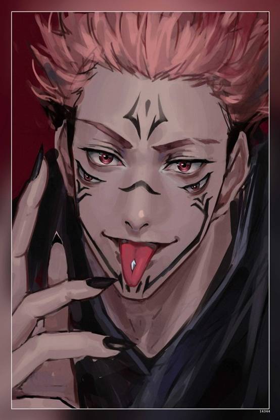 Sukuna Jujutsu Kaisen Matte Finish Poster Paper Print - Animation ...