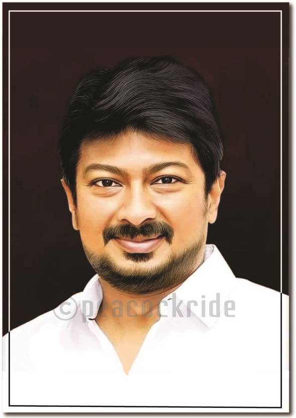 Udhayanidhi Stalin I DMK I Wall Poster A4 Fine Art Print ...