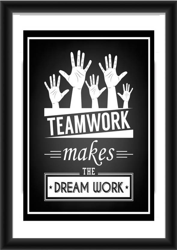 Poster Inspirational Team Work sl-13074 (LARGE Poster, 36x24 Inches ...
