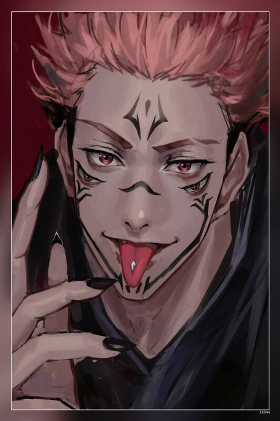 Sukuna Jujutsu Kaisen Matte Finish Poster Paper Print - Animation ...