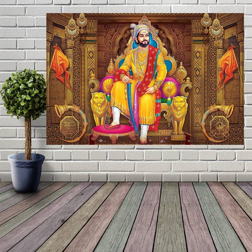 Chattrapati Shivaji Maharaj vinyl sticker poster Fine Art Print ...