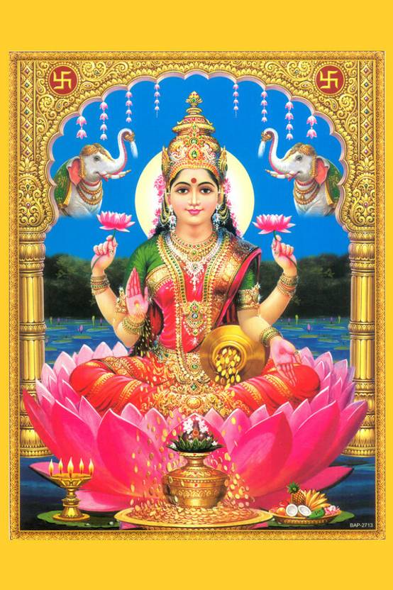 Poster Maa Laxmi Ji High Definition Print Sl-15897 (Wall Poster, 13x19 ...
