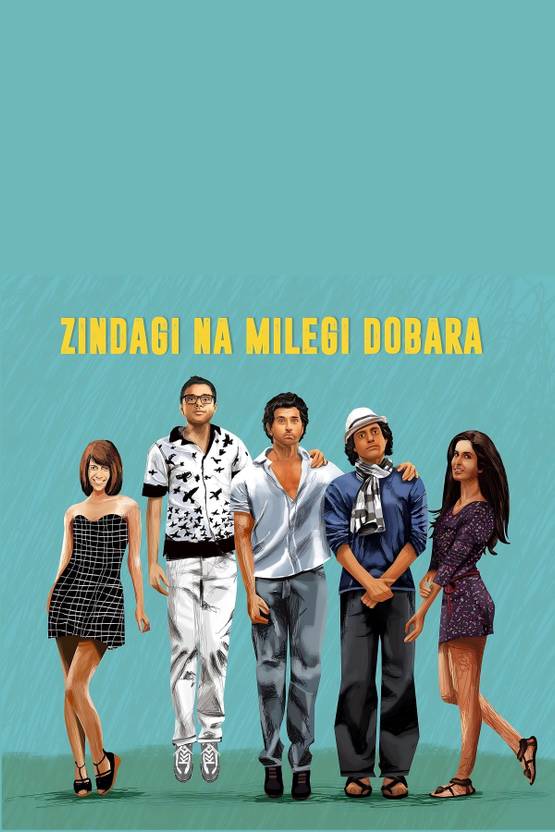Zindagi na milegi dobara Bollywood poster for Home Office Wall Decor ...