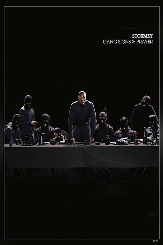 Stormzy Gang Signs & Prayer Album Cover Matte Finish Poster P-4037 ...