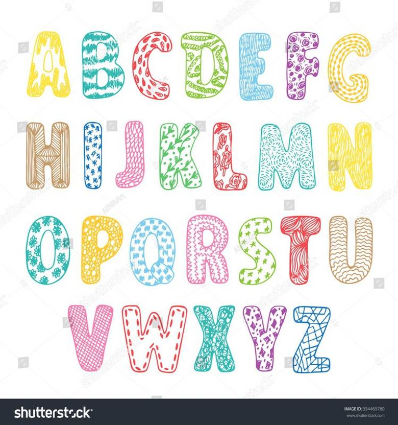 Abcd alphabet chart Poster Multicolor Photo Paper Print Poster ...