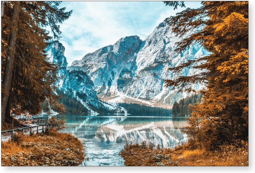 SR Creative Craft Nature Wall Poster for Entrance/Living Room/Office ...