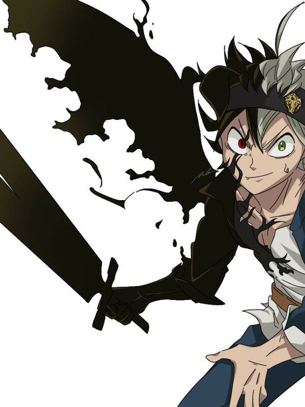 Black Clover Asta Anime Hd Matte Finish Poster Paper Print - Animation ...