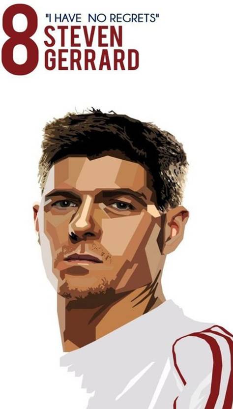 Poster Steven Gerrard sl-13785 (LARGE Poster, 36x24 Inches, Banner ...