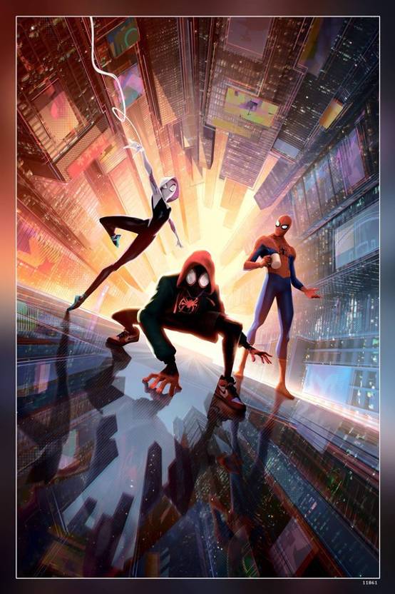 Spider Gang Spiderman Into The Spiderverse Marvel Spider Man Matte ...