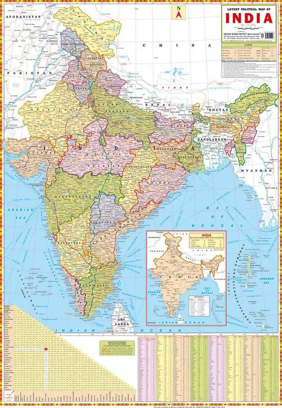 Learning Educational Charts for Kids | India Map Chart For Kids ...