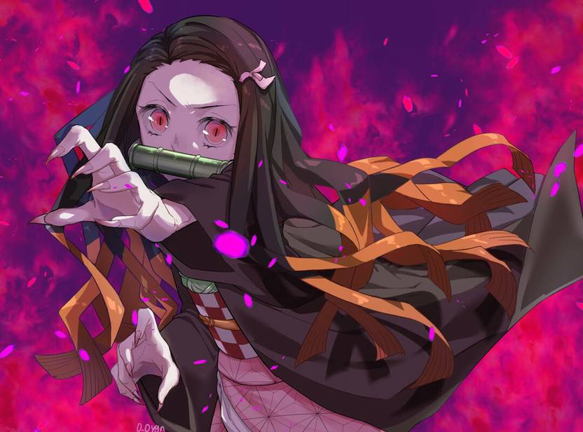 Kimetsu No Yaiba Ufotable Kamado Nezuko Mito Na Mo Kinashi Matte Finish ...