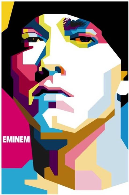 Poster Eminem Large Poster sl-8184 (Large Print, 36x24 Inches, Banner ...