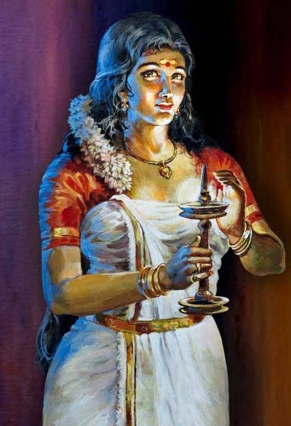 Poster Kerala Puja Lady Digital Art sl-9856 (Large Poster, 36x24 Inch ...