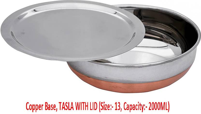 SEGA Tasla with Lid 2 L capacity 25.4 cm diameter Price in India - Buy ...