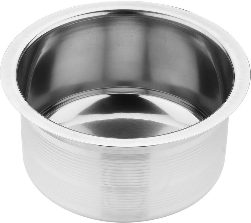 DOKCHAN STAINLESS STEEL METRO PATILA WITH STAINLESS STEEL LID Tope with ...