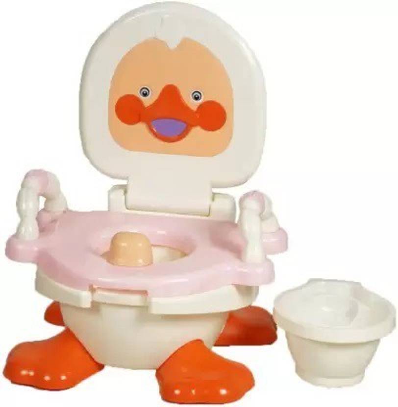 Y M ENTERPRISES Duck Potty Box Baby Toilet Trainer Seat Potty Box ...